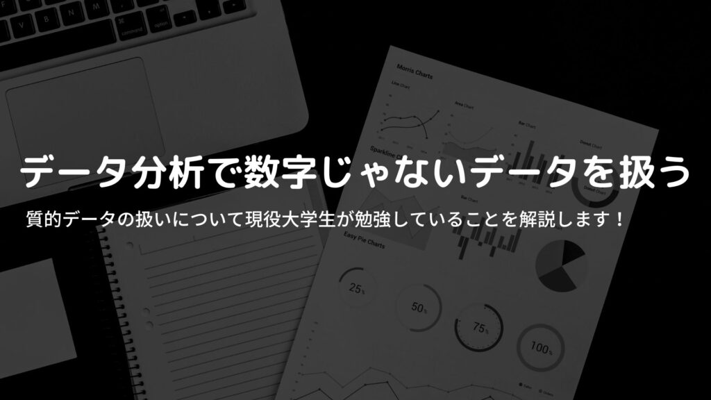データ分析で数字じゃないデータを扱いました【経営工学を専門にしている大学生の日記】